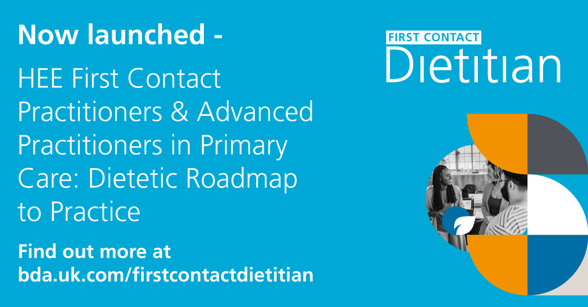 5-step road map to practice for First Contact Dietitians - BDA