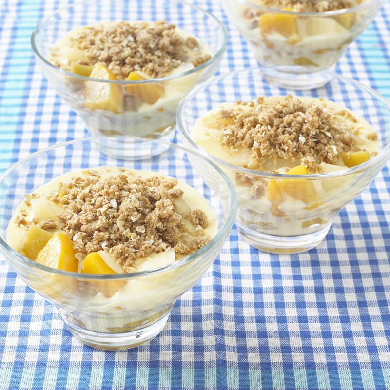 Fruity Oat Crumble Sundaes - BDA